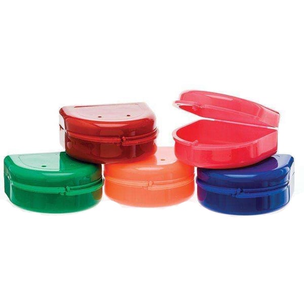 Keystone Bo-Box Orthodontic Retainer Cases Assorted Colors, bag of 100 ...
